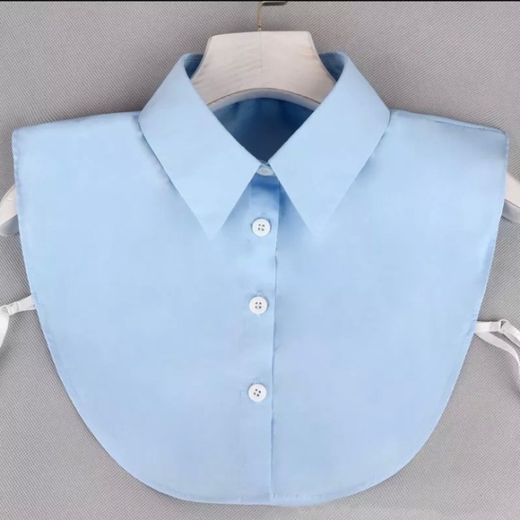 Tops | Light Blue Detachable Collar Shirt Dickie | Poshmark